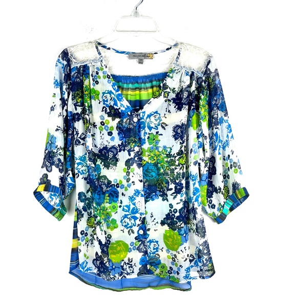 figueroa & flower | Tops | Figueroa Flowers Sheer Top | Poshmark